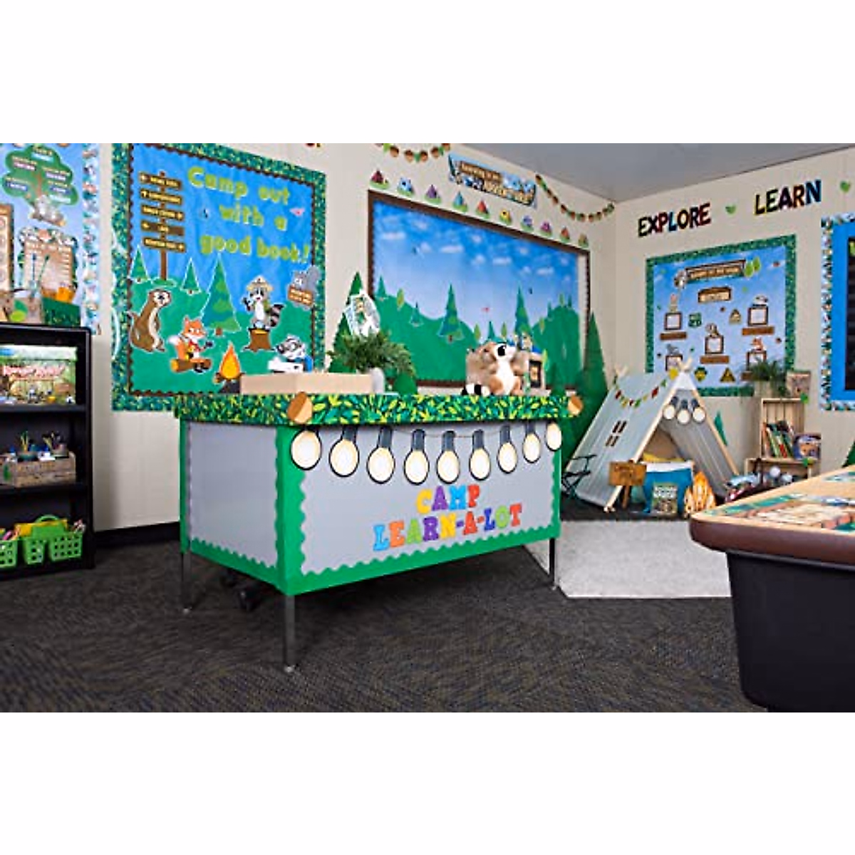 Teacher Created Resources Green Border Trim, Green (4607)