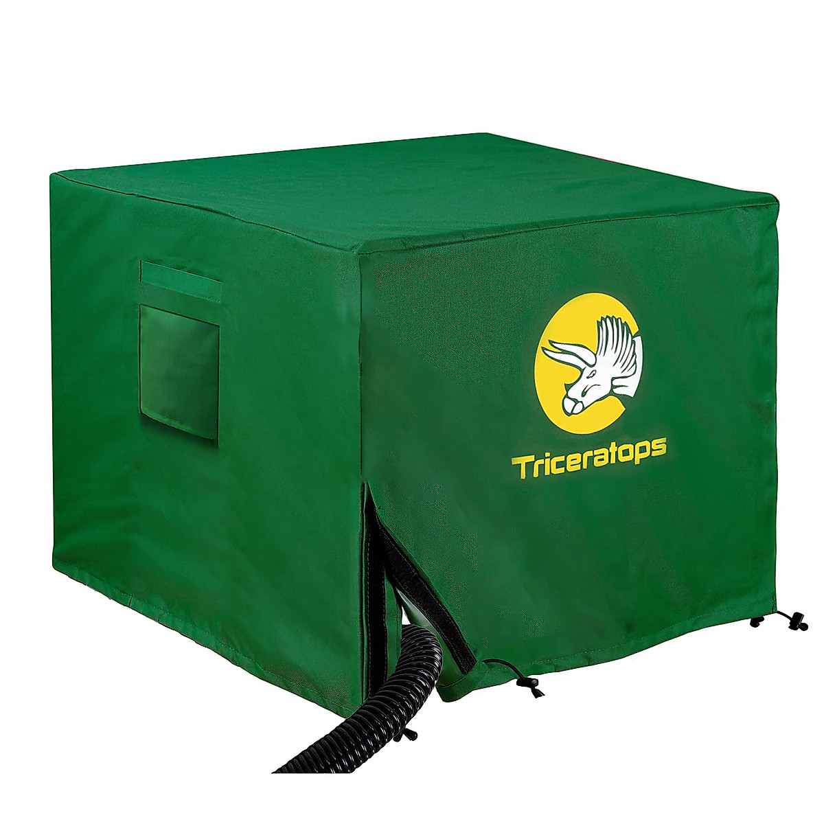 Triceratops Air Conditioner Cover for Outside Units, Outdoor 600D Oxford Square Air Condition Cover Fits up to 34 x 34 x 30 inches, Anti-Fade and Weather Resistant AC Cover