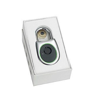 Fingerprint Padlock Keyless Smart Touch Metal Warteoof IP65 Anti-Theft Intelligent for Sports Gym School Out Door Fence Hasp Storage Backpack Suitcase Luggage Grey