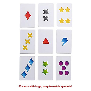 Mattel Games Reinhard Staupe's Blink Family Card Game, Travel-Friendly, with 60 Cards and Instructions, Great for 7 Year Olds and Up