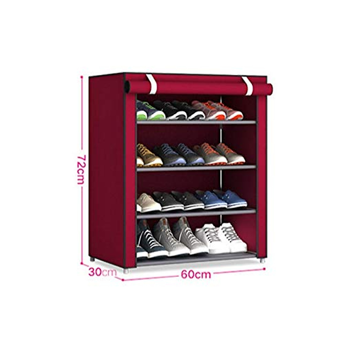 N/A Dustproof Non Woven Fabric Shoes Rack Shoe Shelf Home Storage Bedroom Dormitory Hallway Cabinet Organizer Holderr