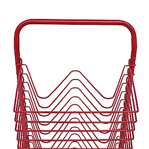 Gdrasuya10 Red Art Drying Rack,16 Shelves Paint Drying Rack Art Metal Desktop Artwork Storage Display Rack Art for Schools and Art Clubs