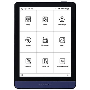 Meebook E-Reader M6 | 6' Eink Carta Screen 300PPI | Adjustable Smart Light | Android 11 | Ouad Core Processor | Audio Books|Support Google Play Store | 3GB+32GB Storage | Micro-SD Slot | Purple