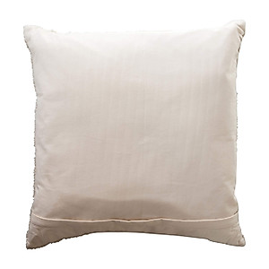 Creative Co-Op Square Natural Woven Cotton Boucle Pillow