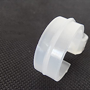 Shikuer Wind Proof Hanger Hook, Anti Slip Clothes Hangers from Drying Rack, Clear Plastic Hook for 1 inch Diameter Rod, Clothes Drying Rack Organizer 10 PCS Laundry Hook Clips Windproof Hanger Buckle