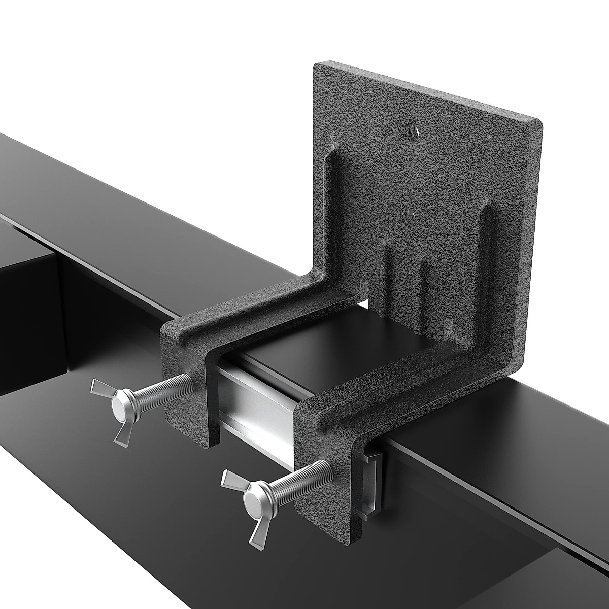 ZhouDaShu 6 Pcs Anti Slip Mattress Gripper, Non-Slip Mattress Gaskets or Metal Bed Frame, Mattress Slide Stoppers, Mattress Slipping Preventer, Bed Frame Holder to Keep Mattress from Sliding -Black