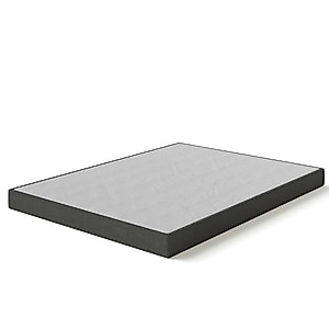 Zinus 5 Inch WonderBox(TM) Smart Box Spring Quick Assembly Mattress Foundation, Durable Metal Frame, Full, Grey
