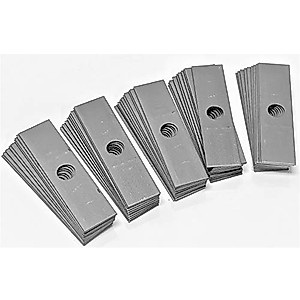 LAWN & GARDEN AMC Set of 50 Edger Blades Compatible with Green Machine 237001 Maruyama 216062 Red Max 6367-15110 6477, Echo 720-237-001, Ryobi 613225