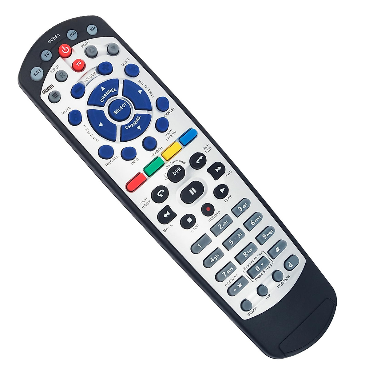 New Standard IR Remote Control Replacement fit for Dish Network 21.1 IR UHF 20.0 21.0 Pro TV Receiver
