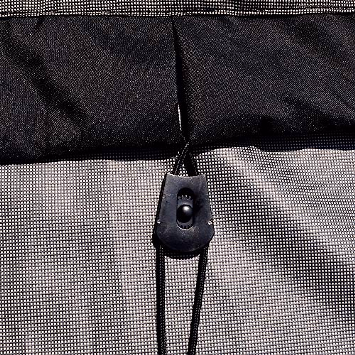 Budge NeverWet Mojave Patio Cushion Storage Bag, Black Ivory, 22" H x 48" W x 18" Deep