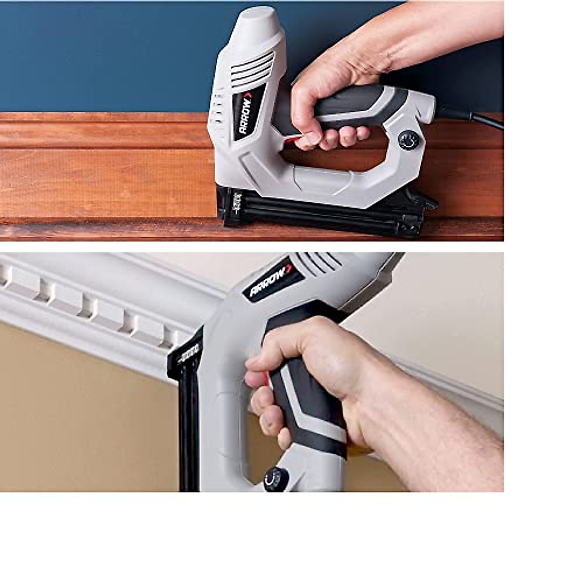 Arrow ET200BN Heavy Duty Electric Brad Nailer, Professional Nail Gun for Trim, Picture Frames, Crafts, Fencing, Uses Brad Nails in 5/8-Inch, 3/4-Inch, 1-Inch, and 1-1/4-Inch