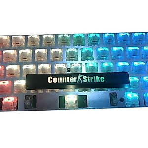 Mugen Custom CSGO Spacebar Gaming Keycaps for Cherry MX Switches - Fits Most Mechanical Gaming Keyboards - with Keycap Puller