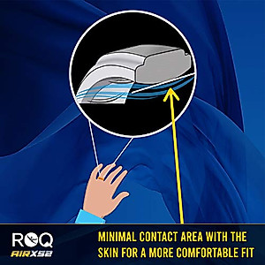 ROQSilicone Wedding Ring for Men - Comfort Fit, Breathable, 8mm Wide - Black, Silver, Bronze, Size 1