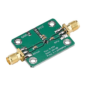 FORIOT 9-12V Radio Frequency Wideband Amplifier Low Noise Amplifier LNA 0.1-2000MHz Gain 32dB