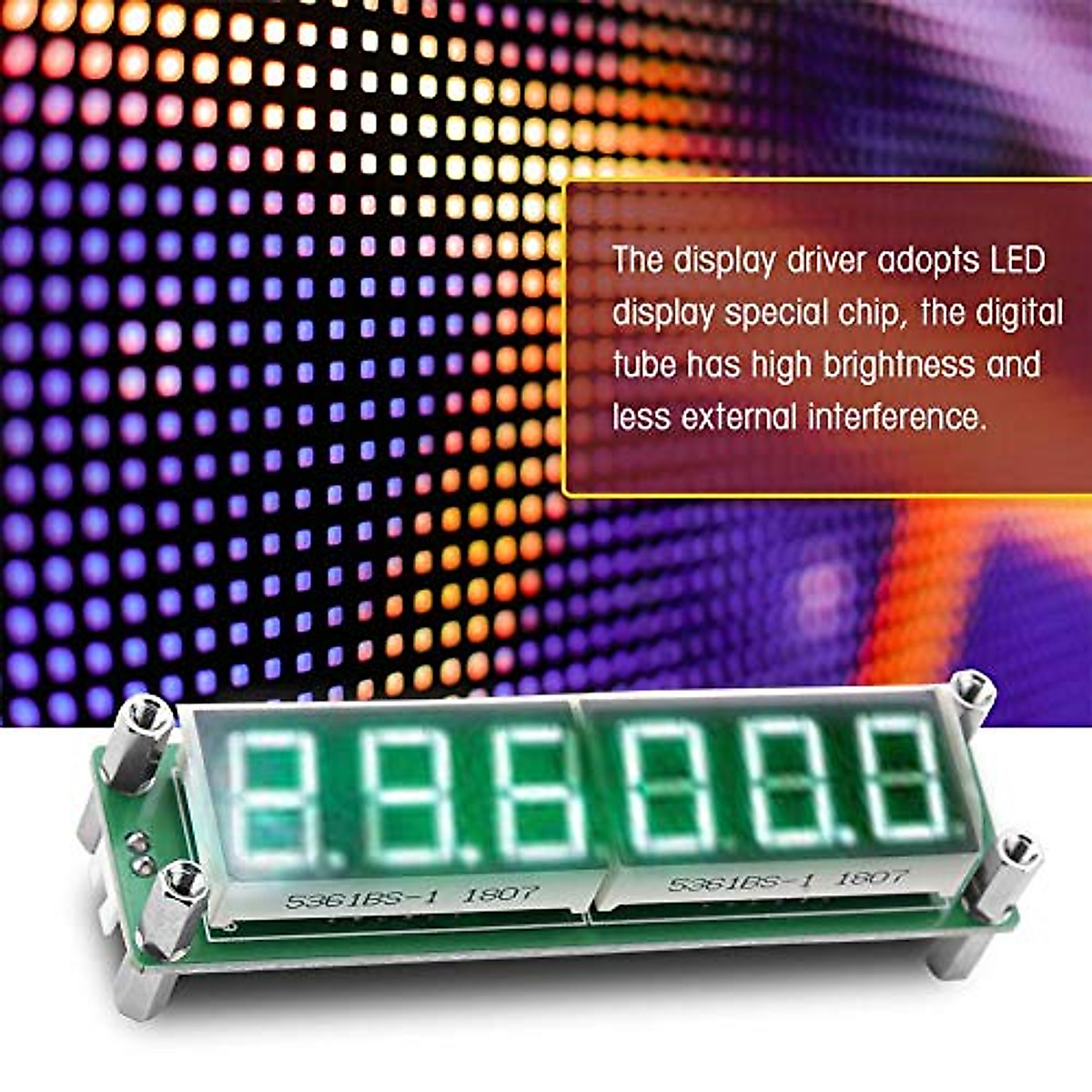 Frequency Counter PLJ-6LED-H LED Display Digital Frequency Counter 1MHz- 1000MHz(Green)