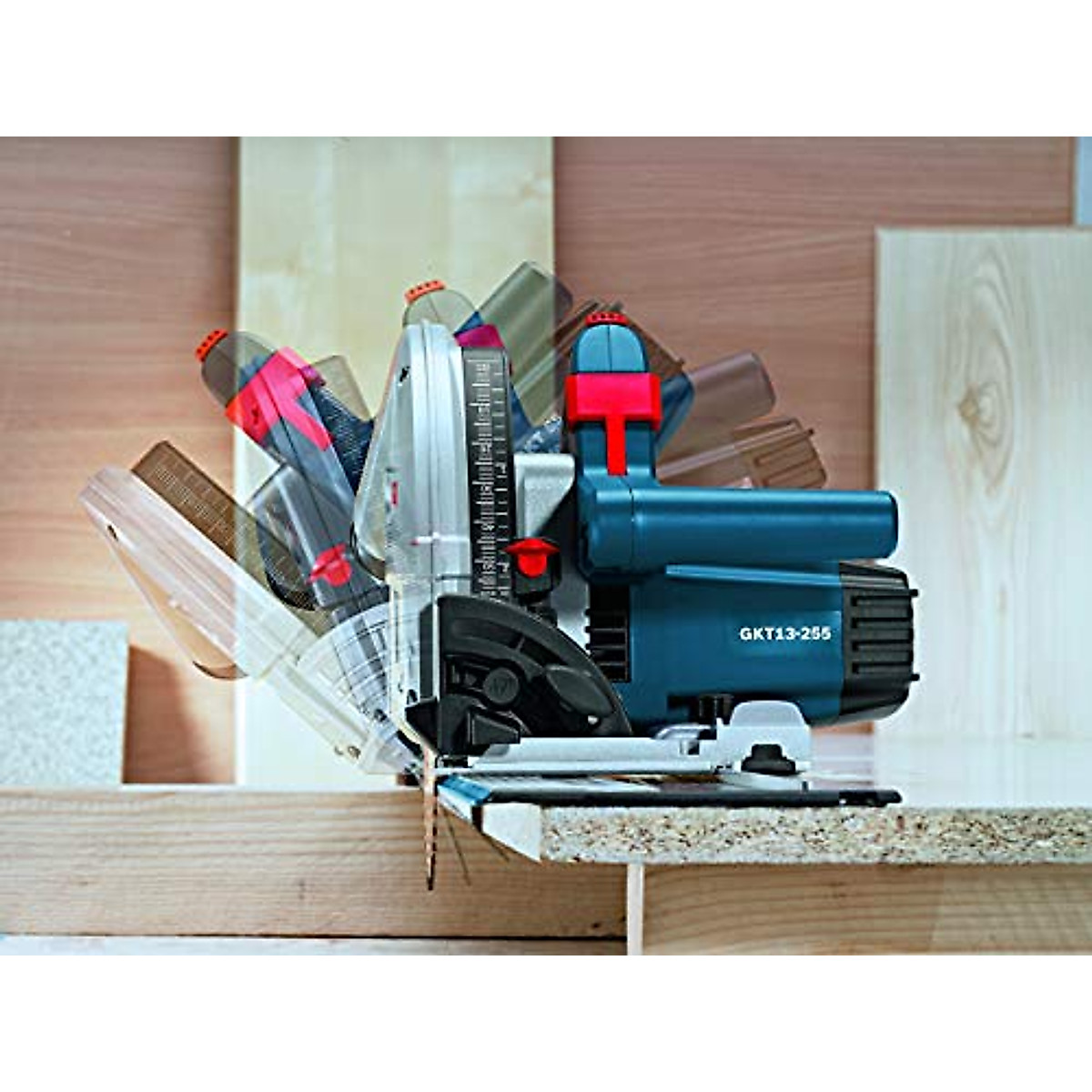 BOSCH Tools Track Saw - GKT13-225L 6-1/2 In. Precison Saw with Plunge Action & Carrying Case