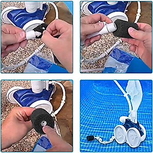 ATIE High Density Pool Cleaner Sweep Hose Scrubber 9-100-3105 Replacement Fits For Zodiac Polaris 180 280 360 380, 3900 Pool Cleaner Sweep Hose Scrubber 9-100-3105, R0522400 (12 Pack)