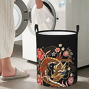 Dragon Laundry Hamper Cool Laundry Baskets Large Clothes Hampers Toy Organizer Hamper Bag Storage Bin Dirty Clothes