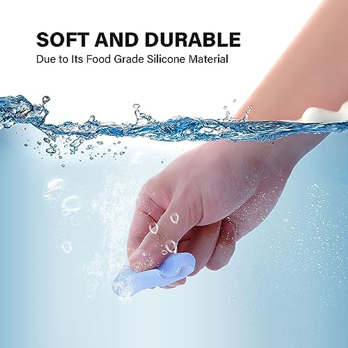 Anbbas Silicone Denture Brush Cover Fit Most Denture Toothbrushes(Pack of 2)