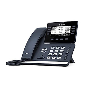 Yealink SIP-T53 IP Phone, 12 VoIP Accounts. 3.7-Inch Graphical Display. USB 2.0, Dual-Port Gigabit Ethernet, 802.3af PoE, Power Adapter Not Included (Renewed)