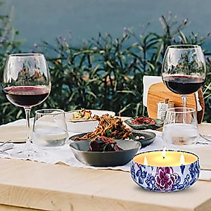 Citronella Candles Outdoor Large 3 Wick Lemongrass Scented Gift Soy Wax Candle for Home Outside Porch Patio, 3 Packs