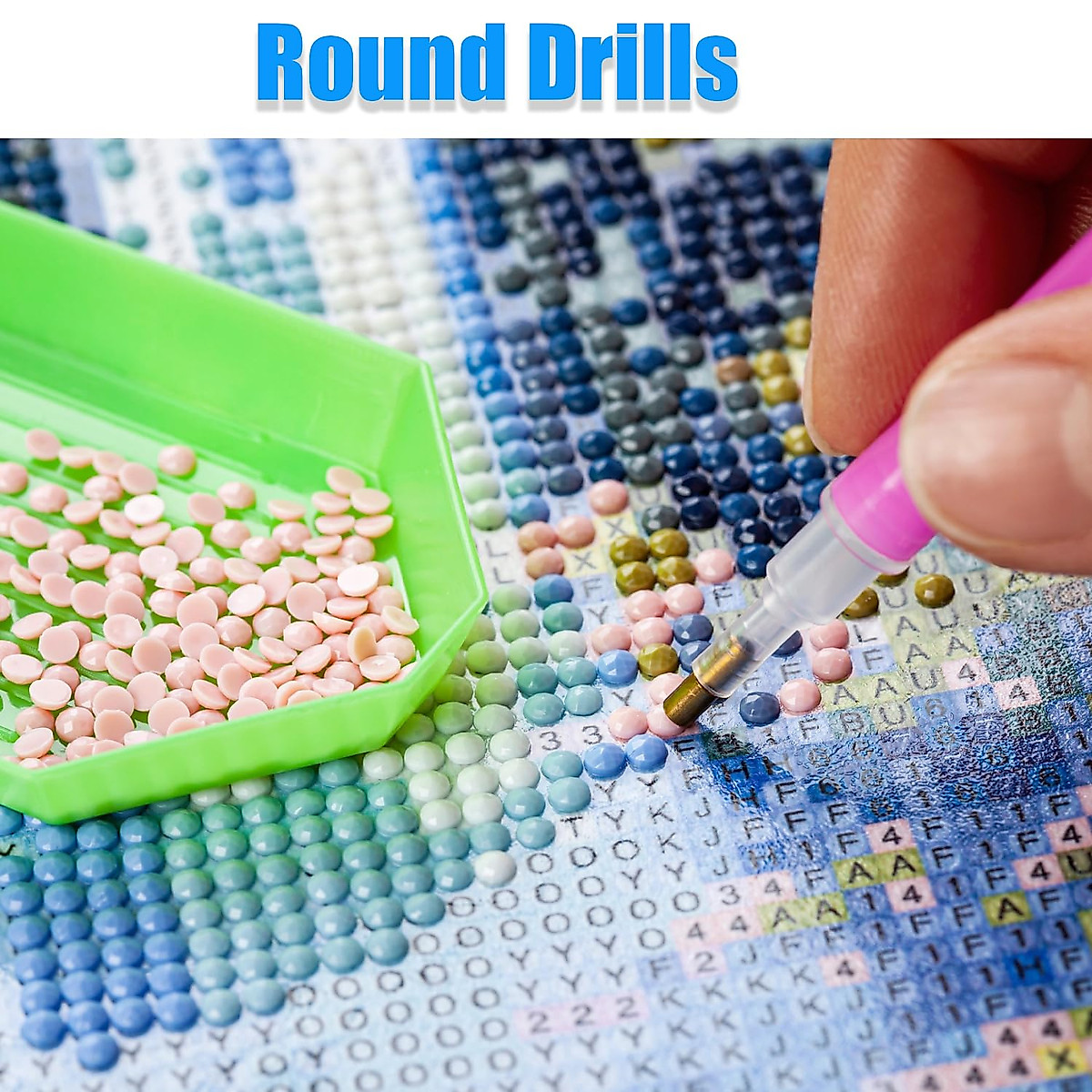 Ksxistiyt Diamond Art Painting Kits for Adults - Cartoon Full Drill Diamond Dots Paintings for Beginners, Round 5D Paint with Diamonds Pictures Gem Art Painting Kits DIY Adult Crafts Kits