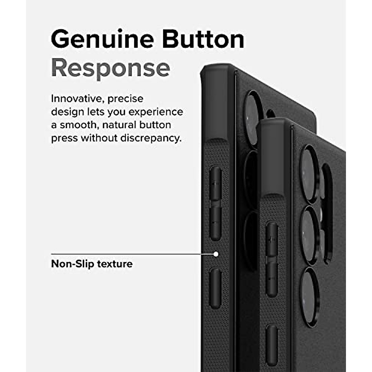 Ringke Onyx [Feels Good in The Hand] Compatible with Samsung Galaxy S23 Ultra Case, Anti-Fingerprint Technology Prevents Oily Smudges Non-Slip Enhanced Grip Precise Cutouts for Camera - Black