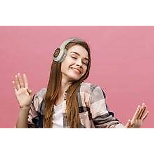 Morpheus 360 Tremors HP4500W Wireless on Ear Headphones - Bluetooth Headset with Mic - White-Gray