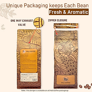 HALI Whole bean Coffee Beans Espresso Beans Whole Geisha Coffee Beans Light Medium Roast Ethiopia Coffee Floral Citrus Sweet Flavor Notes Freshly Roasted Coffee Beans Whole , Ethiopia Gesha 8 Ounce 8oz Pack