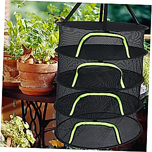 Zerodeko 2pcs Folding Drying net Vegetable Plants Plants Outdoor Plants Laundry Drying Rack Collapsible Wet mesh Drying net Drying Net Accessory Drying Net Device Drying Net Parts Tool