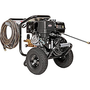 SIMPSON Cleaning PS4240 PowerShot 4200 PSI Gas Pressure Washer, 4.0 GPM, Honda GX390 Engine, Includes Spray Gun, 5 QC Nozzle Tips, 3/8-inch x 50-foot Monster Hose, (49-State)