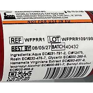 World Famous Tattoo Ink - Bora Bora Peach Tattoo Ink - Professional Tattoo Ink & Tattoo Supplies - Skin-Safe Permanent Tattooing in Bold Shades - Vegan & Non-Toxic (1 oz)