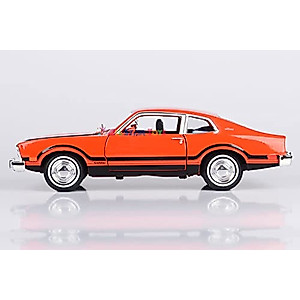 1974 for Ford Maverick Grabber Orange 1/24 DIECAST Model CAR by Motormax Forgotten Classics Series 73332 79043