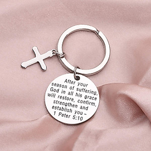 bobauna (confirm peter 5:10 keychain