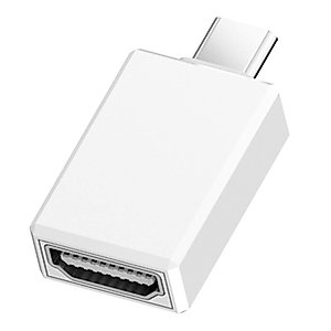 Jiali USB-C Video Converter Adapter H2 USB-C/Type-C to HDMI 4K Multi-Function Converter (Silver) (Color : Silver)