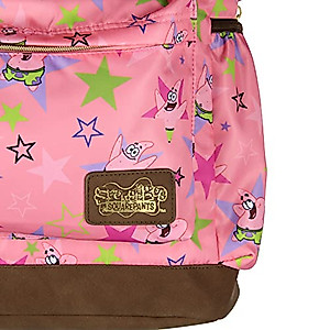 INTIMO Nickelodeon SpongeBob SquarePants Patrick Star School Travel Backpack With Faux Leather Bottom