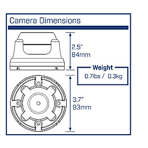FLIR Digimerge ME363 Outdoor 4-in-1 Security Dome Camera, 4MP Quad HD Fixed MPX, 3.6mm, 80ft Night Vision, Works with HD-CVI/HD-TVI/AHD/Lorex, Flir MPX DVR, White (Camera Only)