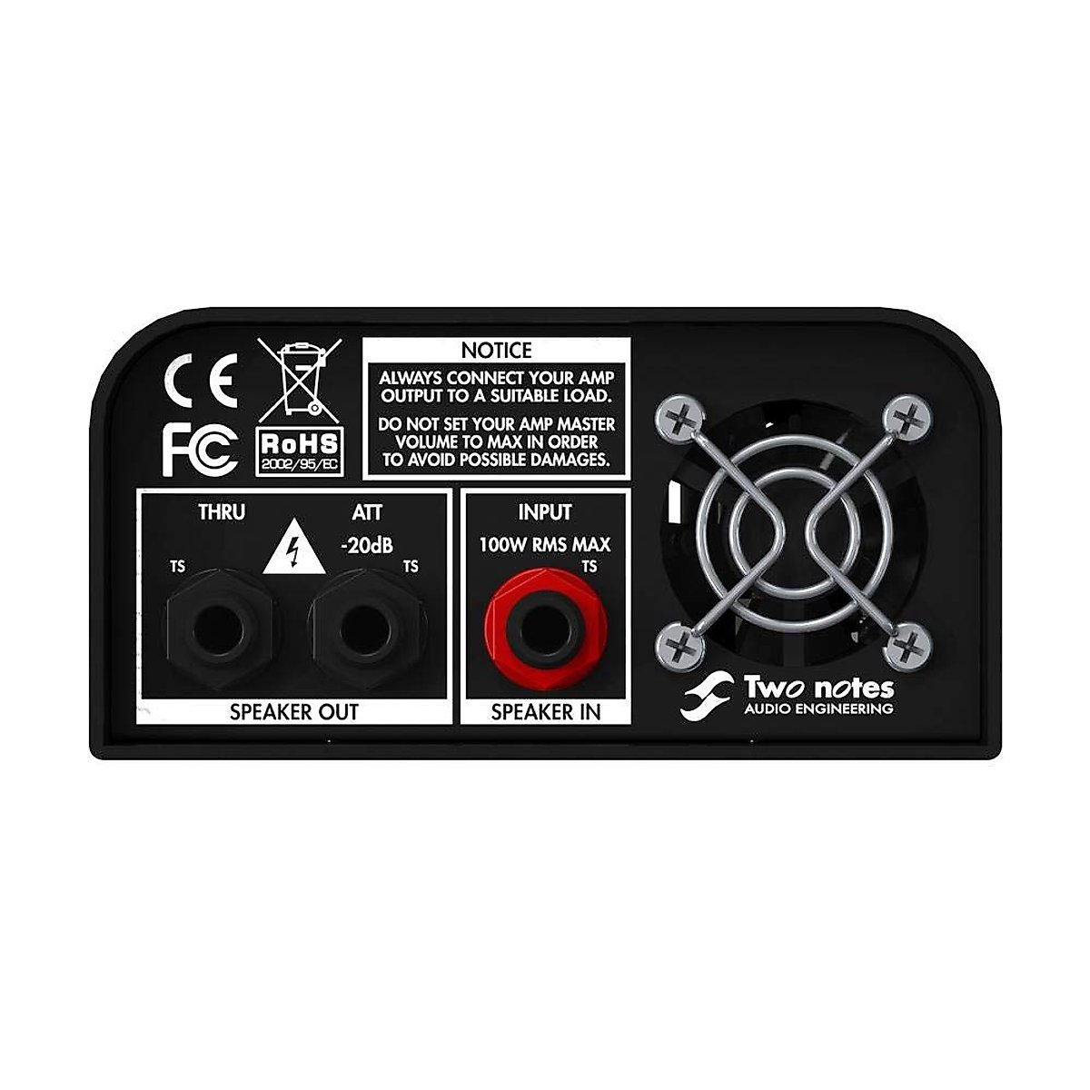 Two Notes Torpedo Captor Reactive Loadbox DI and Attenuator - 8 Ohm
