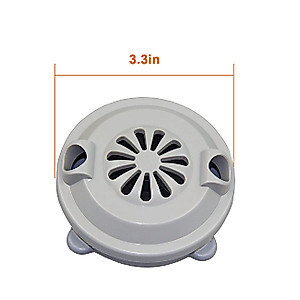 FBULWSEC BF-004 Pipeless Magnetic Jet Head Motor for LURACO Jet Motor Pedicure Spa Tubs Wet End Use Magnetic Head with Pedicure Liners includes Propeller and Cap