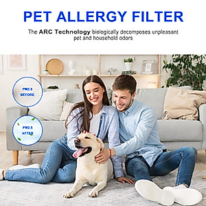 HODSEUKIN (2Pack)5400 series Filter, Replacement Filter for Blueair 5400 Home Air Purifiers, 5410i Air Purifiers and 5440i Air Filter