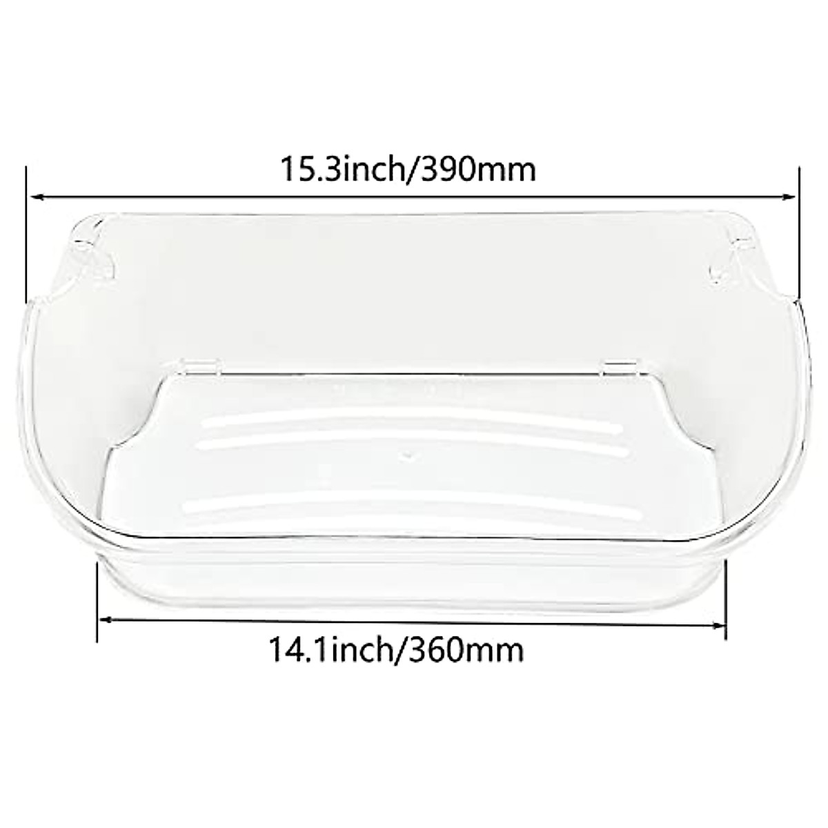 Xadnitu Upgraded 240356402 Refrigerator Door Bin Replacement for Frigidaire Refrigerator Door Shelf LFSS2612TF0 FGUS2642LF2 FGHS2631PF4A FGHS2655PF LGUS2642LF1 LFSS2612TE0 AP2549958 Door Bin (2 Pack)