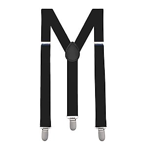Man of Men Black Suspenders Men Tuxedo, Black Suspenders Women, Suspenders for Men, Tuxedo Suspenders for Men Black, Mens Black Suspenders