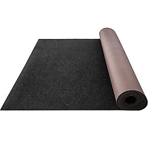 Happybuy Boat Carpet, 6 ft x 13.1 ft Marine Carpet for Boats, Waterproof Black Indoor Outdoor Carpet with Marine Backing Anti-Slide Marine Grade Boat Carpet Cuttable Easy to Clean Patio Rugs Deck Rug
