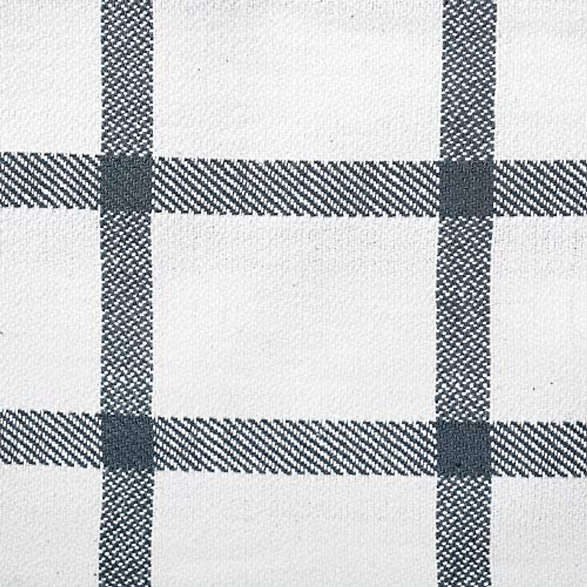 DII Assorted Woven, Kitchen Dishtowel Set, 18x28, Gray, 5 Piece