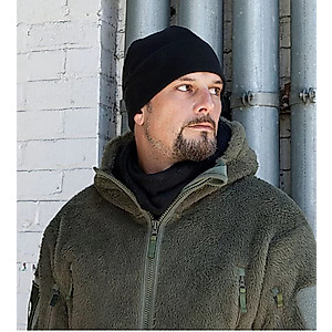 JILANI HANDICRAFT Military Polartec Microfleece Tactical Beanie Winter Skull Cap 100 Fleece Watchman Cap Warm Beanie Multi-Season Military Army