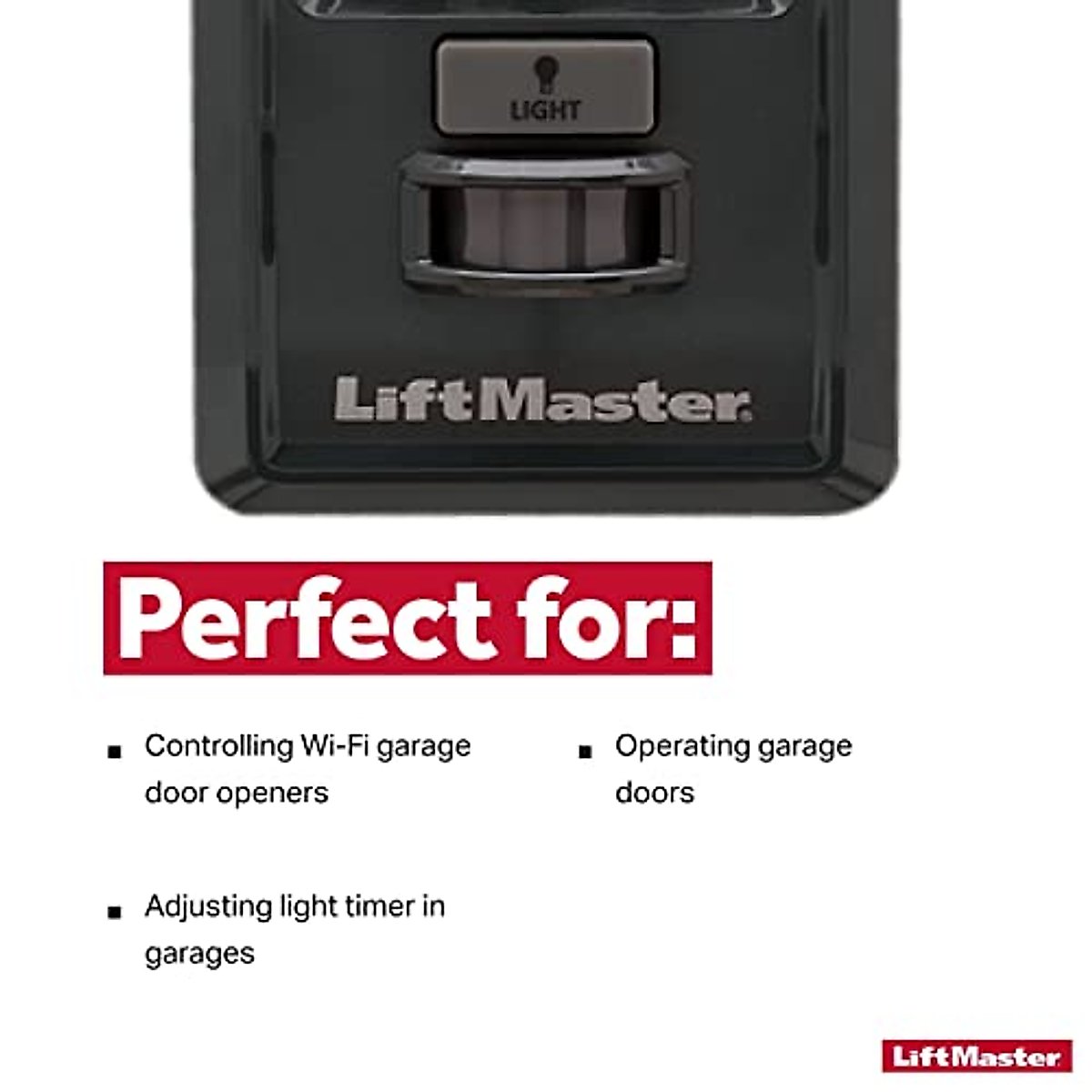 LiftMaster 881LMW Wi-Fi Motion-Detecting Control Panel with Timer-to-Close and Automatic Lighting