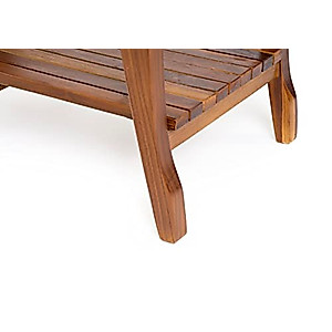 ALATEAK Indoor Outdoor Patio Garden Yard Bath Shower Spa Waterproof Stool Bench 30"