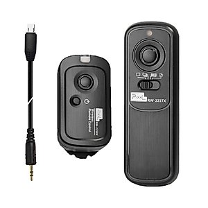 Pixel 2.4GHz Digital Wireless Remote Control S2 Remote Shutter Release for Sony A58 A68 A1 A9 A7 A7II A7R A7RII A7S A5000 A5100 A6000 A6300 A6400 A6500 A6600 RX100II HX300 HX400 HX400V HX50V HX90 RX10