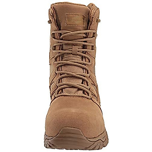 Merrell Men's Moab 2 8" Defense Zip Composite Toe Military and Tactical Boot, Coyote, 11.5 Wide