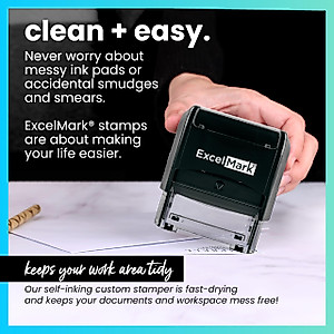 Paid Self Inking Rubber Stamp - Red Ink